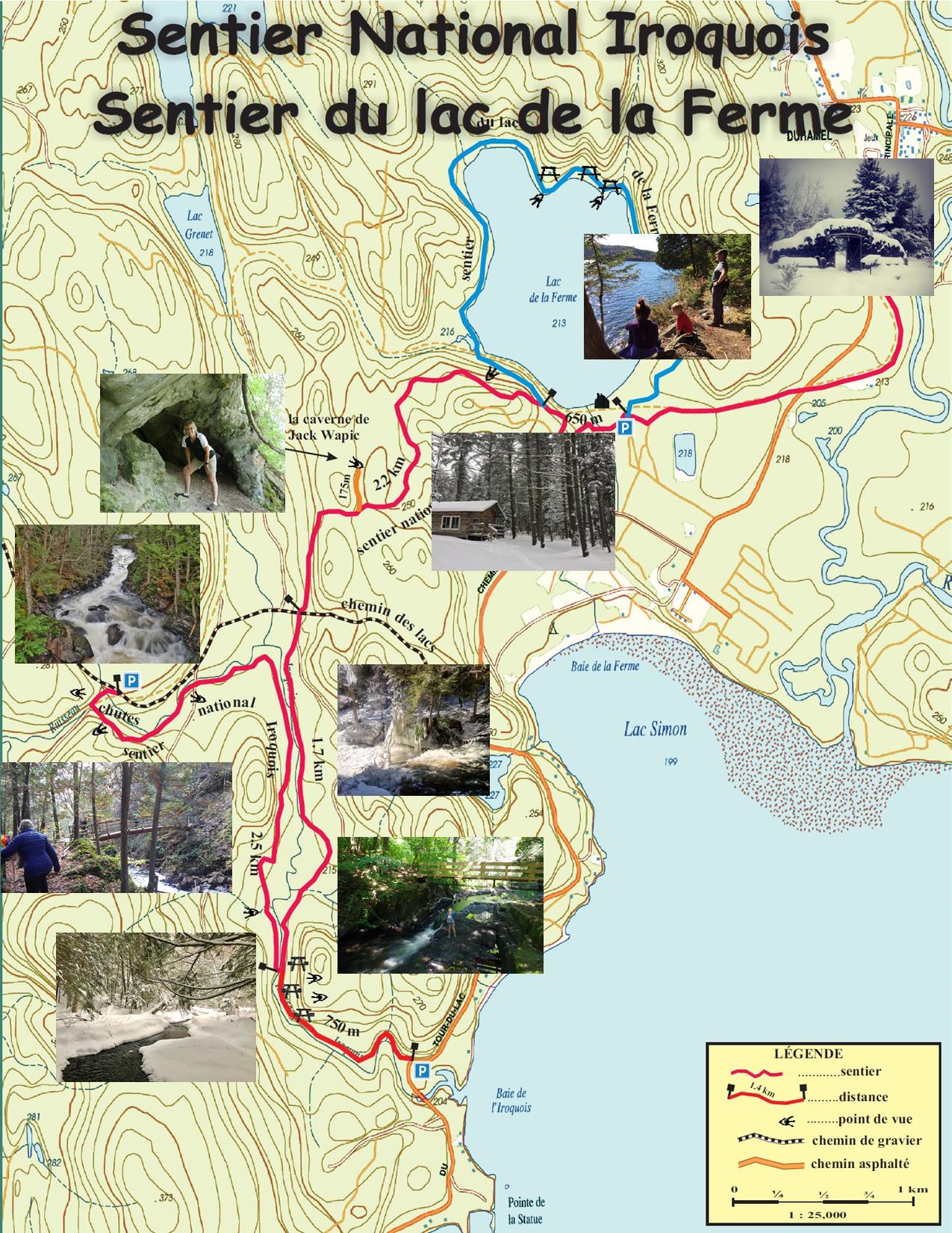 Sentier de randonnée pédestre